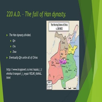 Fall of Han dynasty | PPTX