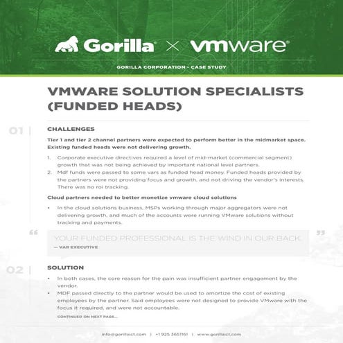 GORILLA CASE STUDY RD2_2 | PDF