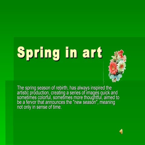 Spring in art | PPT