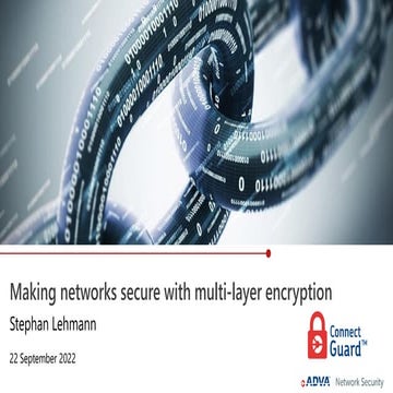 Making Networks Secure With Multi Layer Encryption Ppt