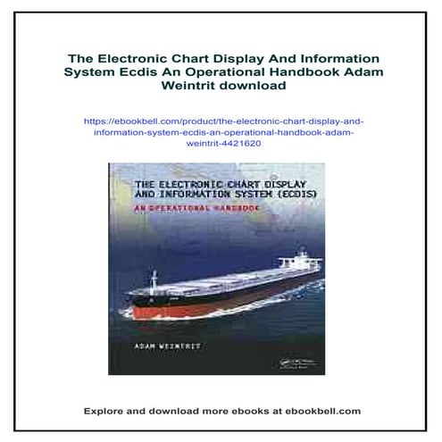 The Electronic Chart Display And Information System Ecdis An ...