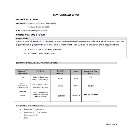 Resume- Prachi Gaur | DOCX