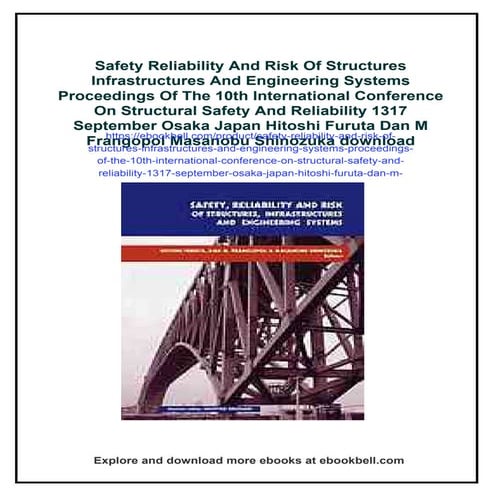 Safety Reliability And Risk Of Structures Infrastructures And ...