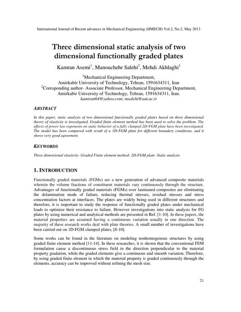 Functionally graded materials (FGM) - an overview | PDF