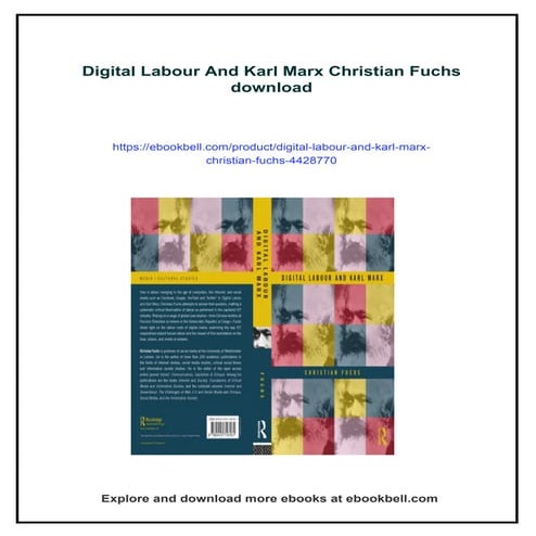 Digital Labour And Karl Marx Christian Fuchs | PDF