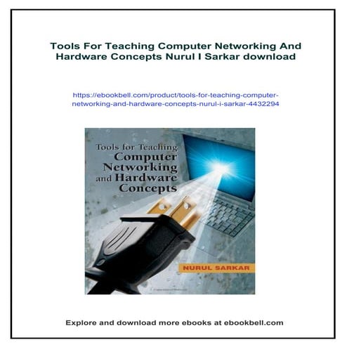 Tools For Teaching Computer Networking And Hardware Concepts Nurul I Sarkar | PDF