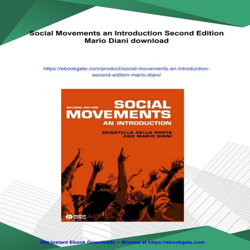 Social Movements an Introduction Second Edition Mario Diani | PDF