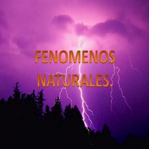 2.7 Fenomenos naturales | PPTX