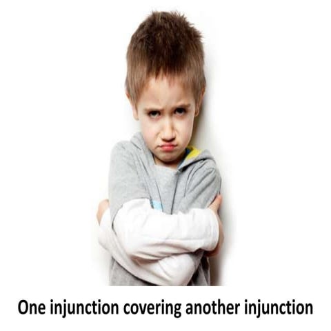 222. one injunction covering another injunction | PPTX