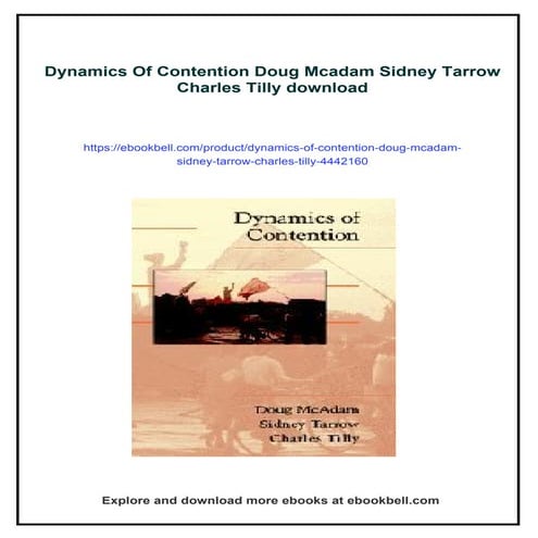 Dynamics Of Contention Doug Mcadam Sidney Tarrow Charles Tilly | PDF