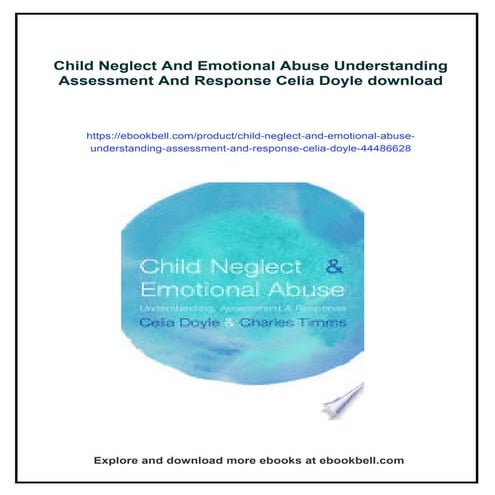 Child Neglect And Emotional Abuse Understanding Assessment And Response ...
