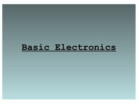 Resistor Color Coding | PPT