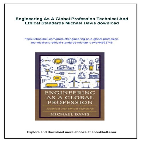Engineering As A Global Profession Technical And Ethical Standards ...