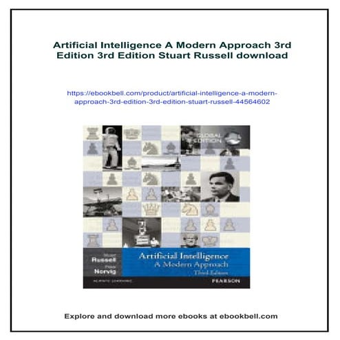 Artificial Intelligence A Modern Approach 3rd Edition 3rd Edition Stuart Russell | PDF