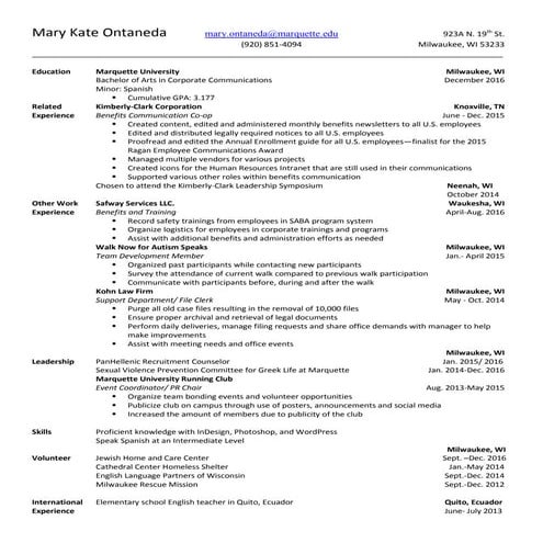MASTER RESUME Katherine Walter | DOCX