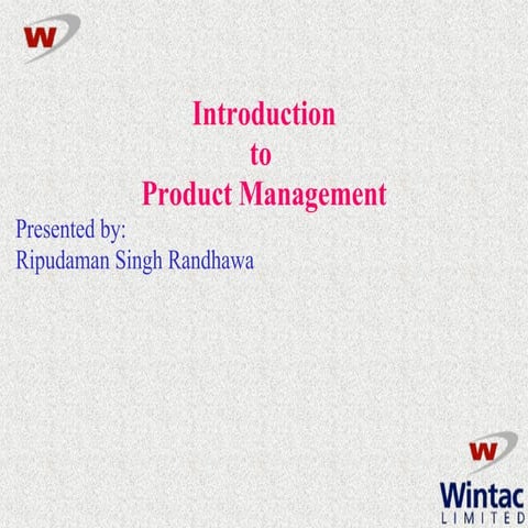 product management | PPT