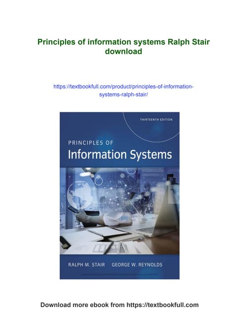 [PDF] Principles of Information Systems | PDF | Internet | Computing