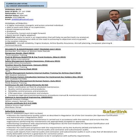 ali new cv | PDF