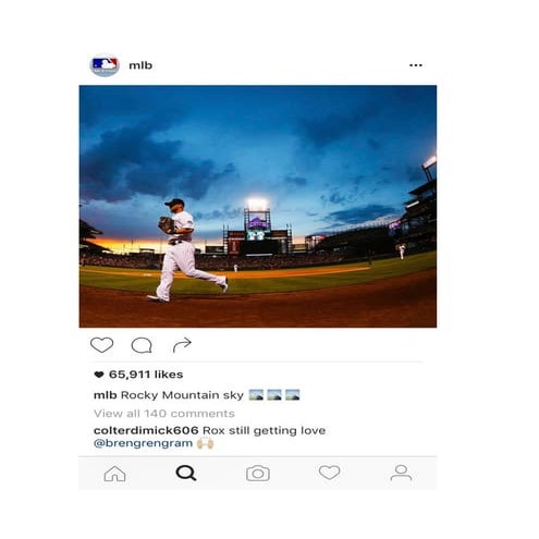 MLB Social Media Posts | PDF | Baseball | Sports