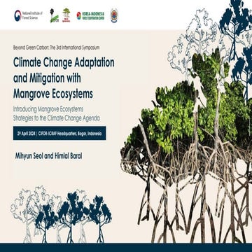 A Wide Range of Eco System Services with Mangroves | PDF