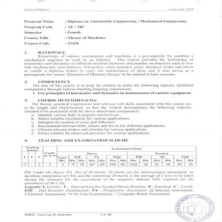22438 - Theory of Machines Final syllabus.pdf