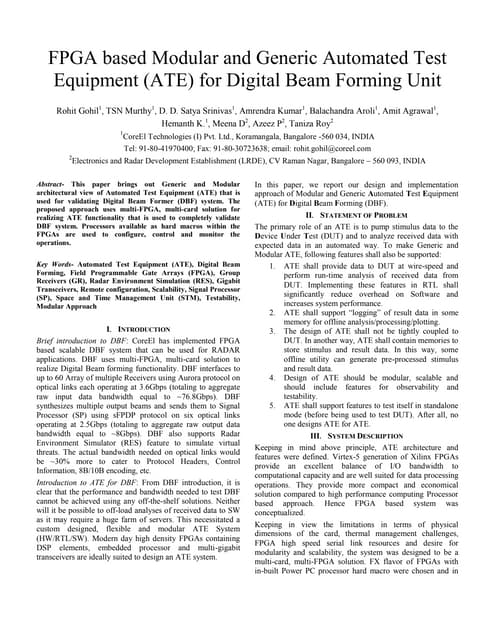 Efficient Fpga Mapping Of Pipeline Sdf Fft Cores Pdf Computing Technology And Computing
