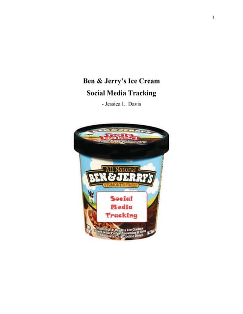 Ben and jerry's ice cream - Save Our Swirled Campaign | PPTX
