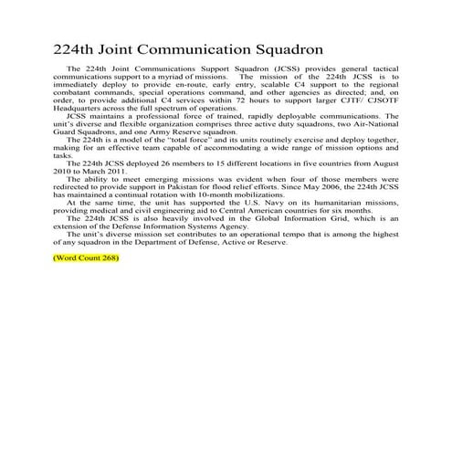 224th joint communication squadron | DOCX