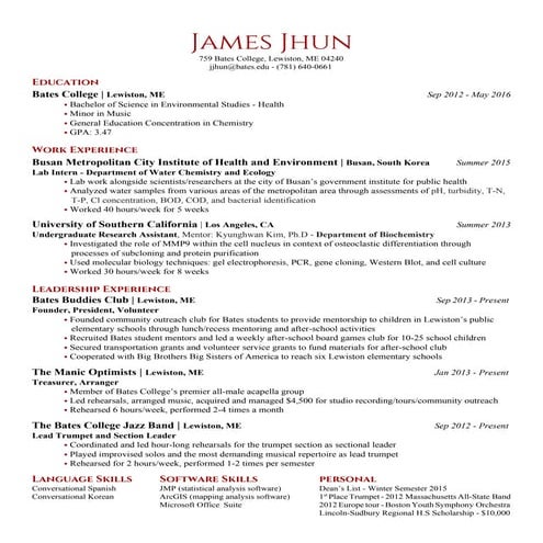 M. Cabrera Resume | DOC
