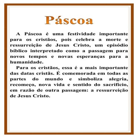 Slide A Pascoa | PPT