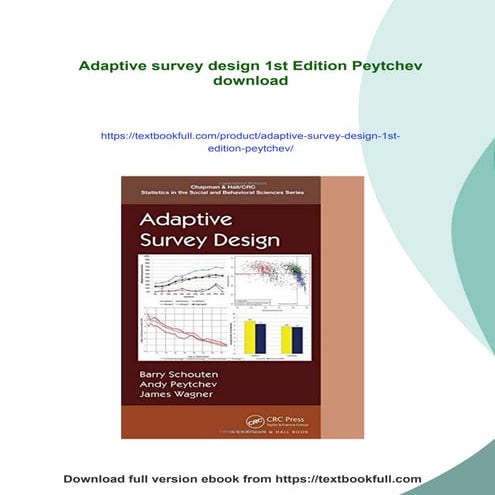 Adaptive survey design 1st Edition Peytchev | PDF