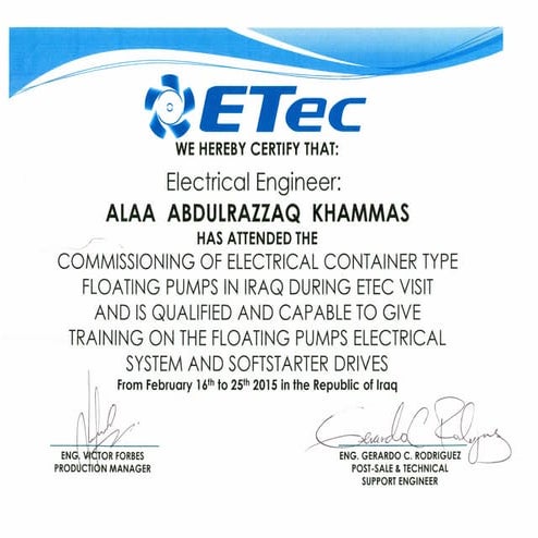 Commissioning Certificate | PDF | Science