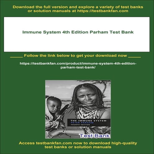 Immune System 4th Edition Parham Test Bank | PDF