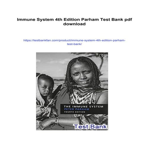 Immune System 4th Edition Parham Test Bank | PDF