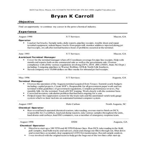 Bryan Resume | PDF