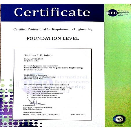 CPRE Certification | PDF