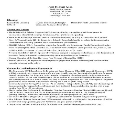 Current Resume | DOCX