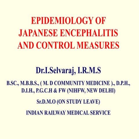 Japanese encephalitis | PPTX