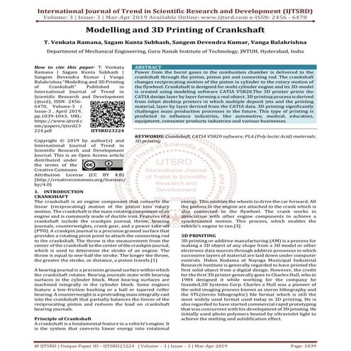 Design and Fabrication of Compressor Stator Blade Using 3D Printing ...