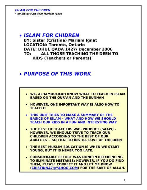 Essentials Dua's (Muslim Kids) | PDF | Islam | Religion & Spirituality