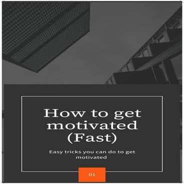 How to get motivated(FAST) | PDF