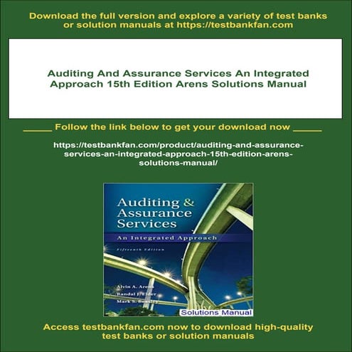 Auditing And Assurance Services An Integrated Approach 15th Edition ...
