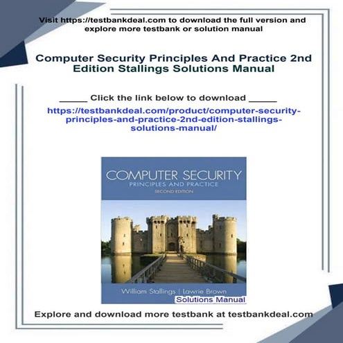 All chapter download Computer Security Principles And Practice 2nd ...