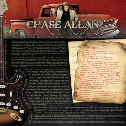 Chase Allan One Sheet Bio | PDF