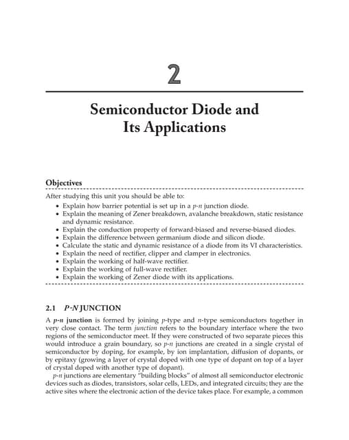 The Complete Diode Model | PDF