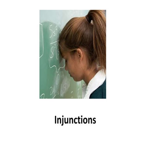 Injunctions | PPTX
