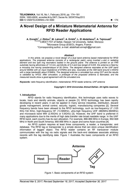 Analysis of Metamaterial Based Microstrip Array Antenna | PDF