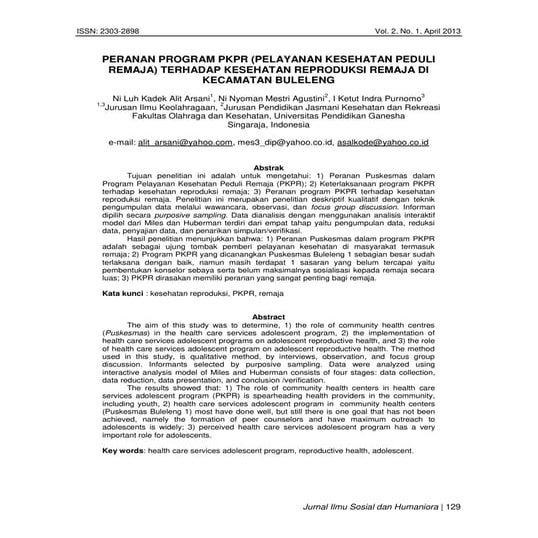 PELAYANAN KESEHATAN PEDULI REMAJA TERPADU | PPTX