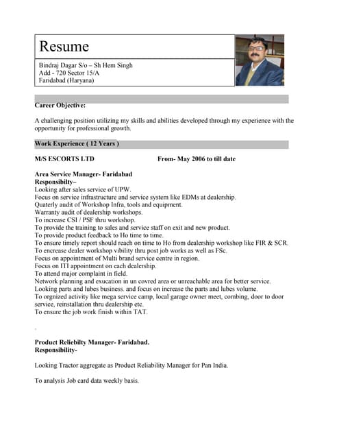 RESUME RAJENDRA SHARMA | PDF | Business | Business and Finance