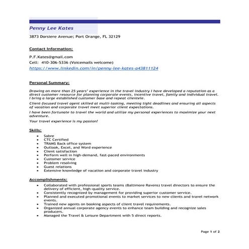 Karen Morlock Resume | DOCX